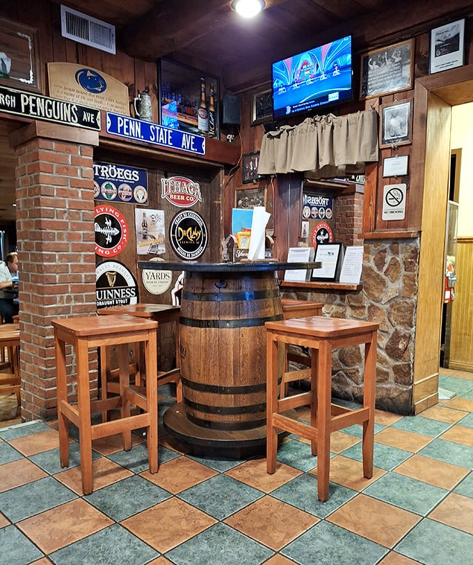 Where beer barrels become tables and Pennsylvania sports allegiances are proudly displayed&mdash;this is Keystone State dining at its finest.