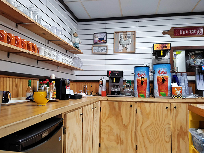 The coffee station &ndash; humble command center of morning happiness where caffeine dreams come true one cup at a time.