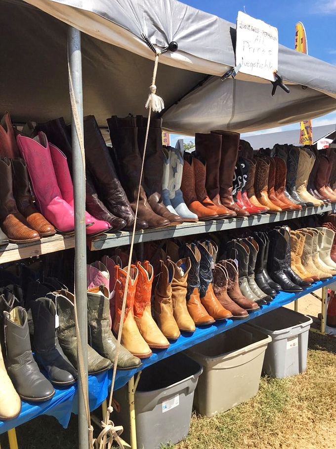 Boot displays celebrate Texas heritage while offering footwear that makes every step feel authentically Western.