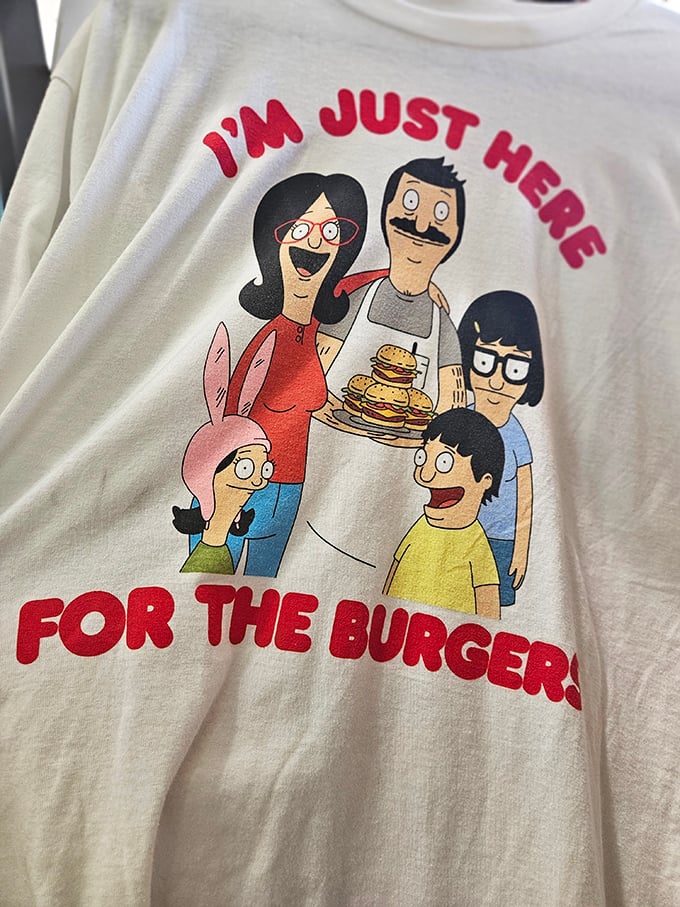 Pop culture on a t-shirt! Bob's Burgers merch proves one shopper's impulse buy becomes another's perfect weekend loungewear. Belcher family approved!