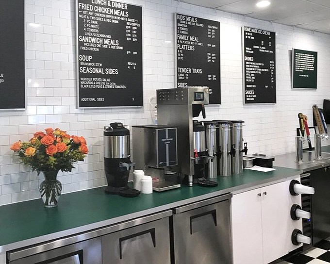 Coffee station blooming with fresh flowers&mdash;because even the smallest details matter when you're serious about hospitality.