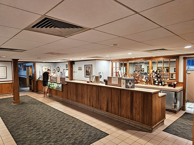 The front counter has witnessed decades of chicken anticipation, serving as mission control for Barberton's most important culinary operation.