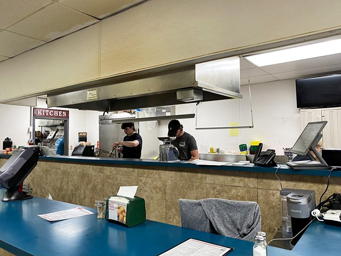 Where sandwich magic happens. Watch in awe as the kitchen crew orchestrates your meal with the precision of veteran performers.