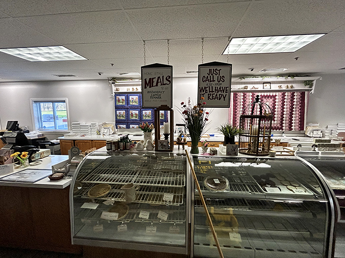 The bakery counter&mdash;or as I call it, "the happiness display case." Each pie and pastry patiently waits its turn to change someone's day for the better.