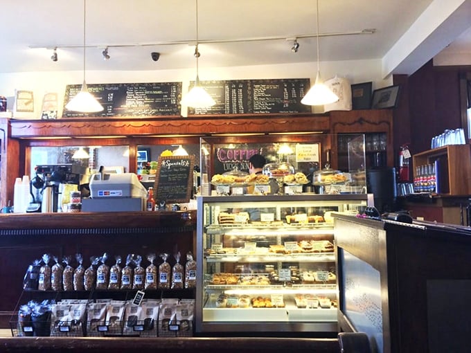 Behind this counter, culinary magic happens daily, transforming simple ingredients into morning masterpieces that inspire devotion.