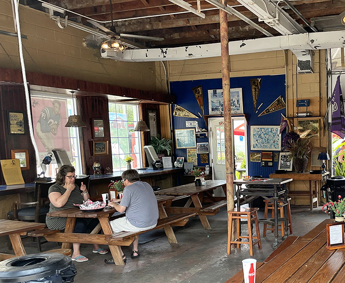 What barbecue is all about &ndash; strangers becoming temporary family over shared tables and the universal language of "mmm" and "pass the napkins."