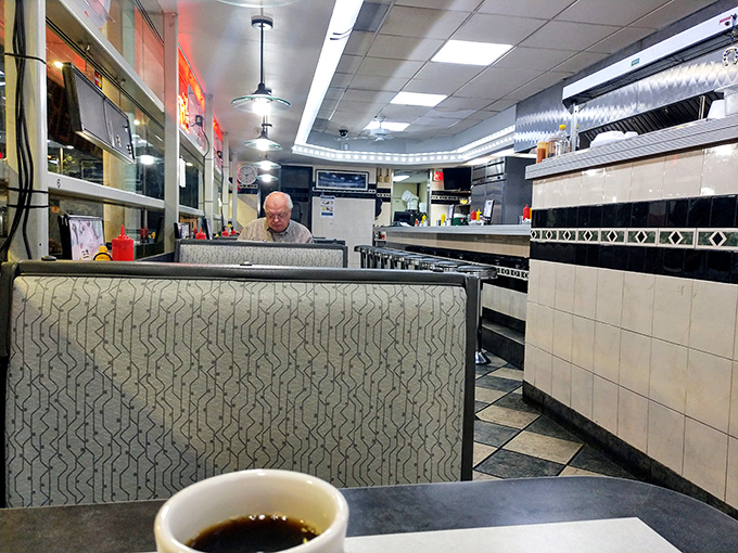 That quiet morning moment when it's just you, your coffee, and the promise of pancakes on the horizon.