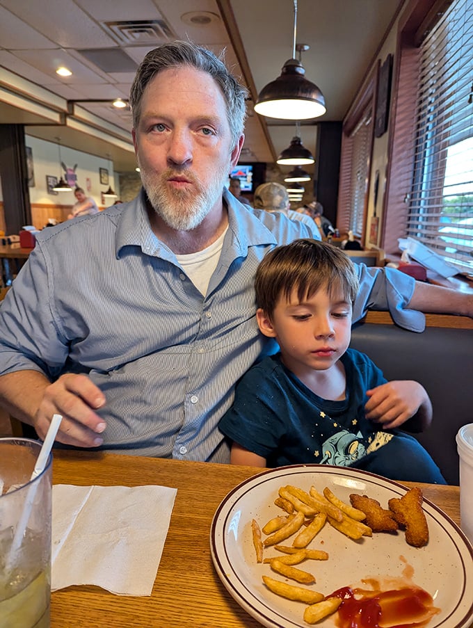 Family traditions are built one chicken finger at a time. This father-son duo knows that diner memories last longer than the meal itself.