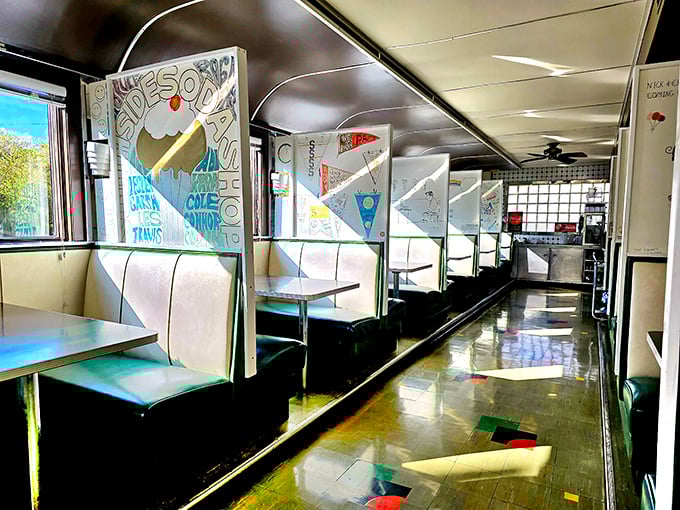 Booths lined up like old friends waiting for a reunion. Each one has hosted first dates, family celebrations, and Tuesday lunches that became traditions.