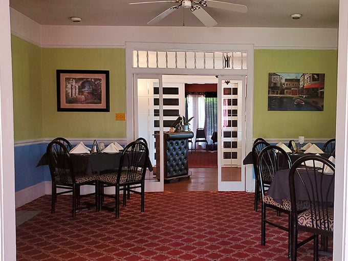 Multiple dining rooms ensure every table feels private, like having your own personal Italian hideaway for the evening.