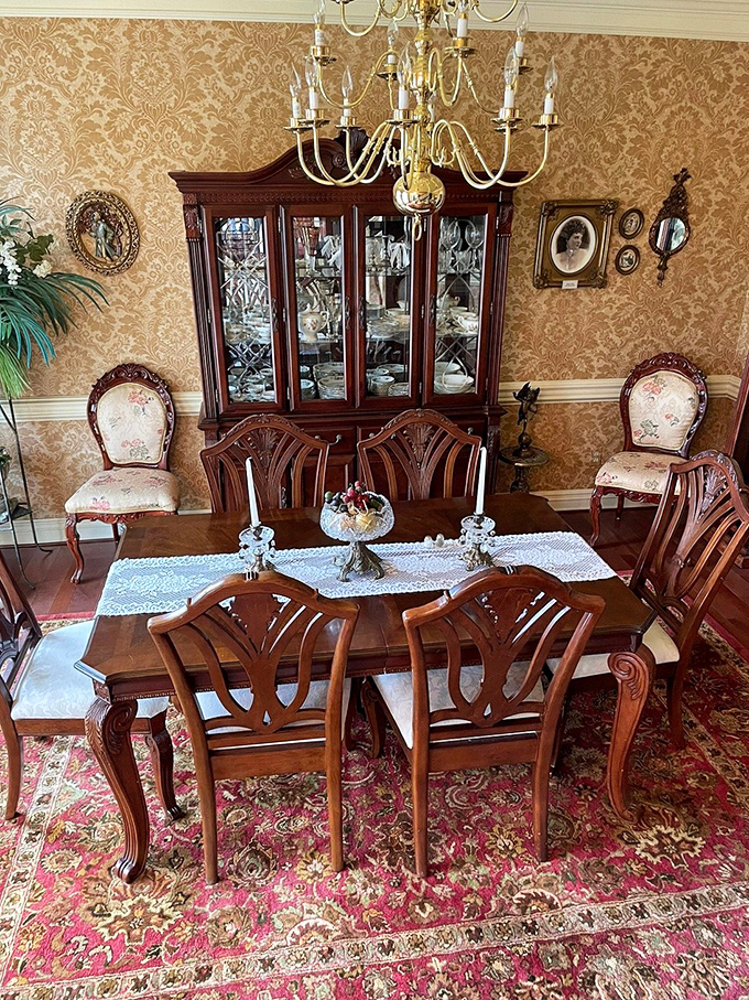 Dinner parties here feel like you've stepped into a scene from "Downton Abbey," minus the drama and complicated silverware rules.