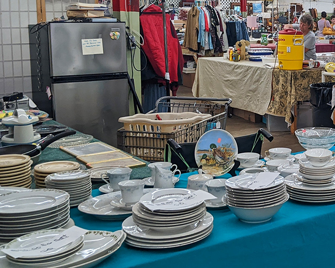 Grandmother's china meets modern bargain hunter. These plates have hosted more Sunday dinners than most restaurants serve in a lifetime.