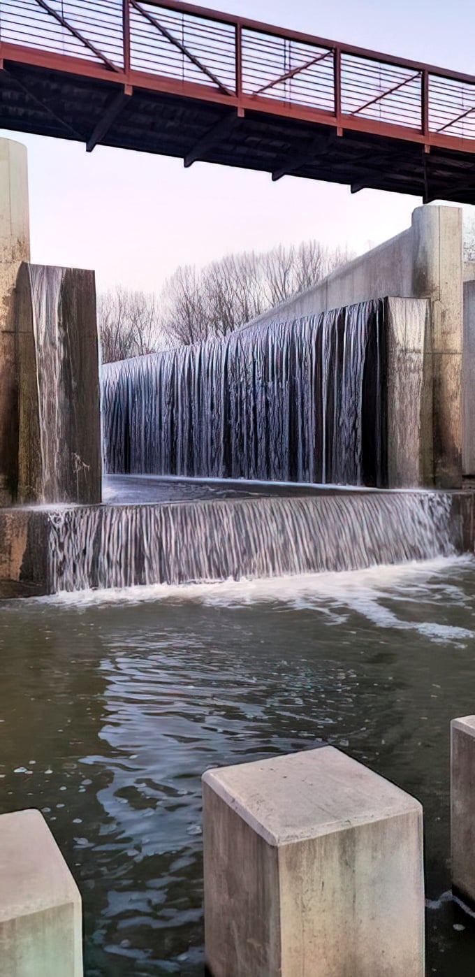 The spillway creates nature's own white noise machine – the original sleep app that predates smartphones by millions of years.
