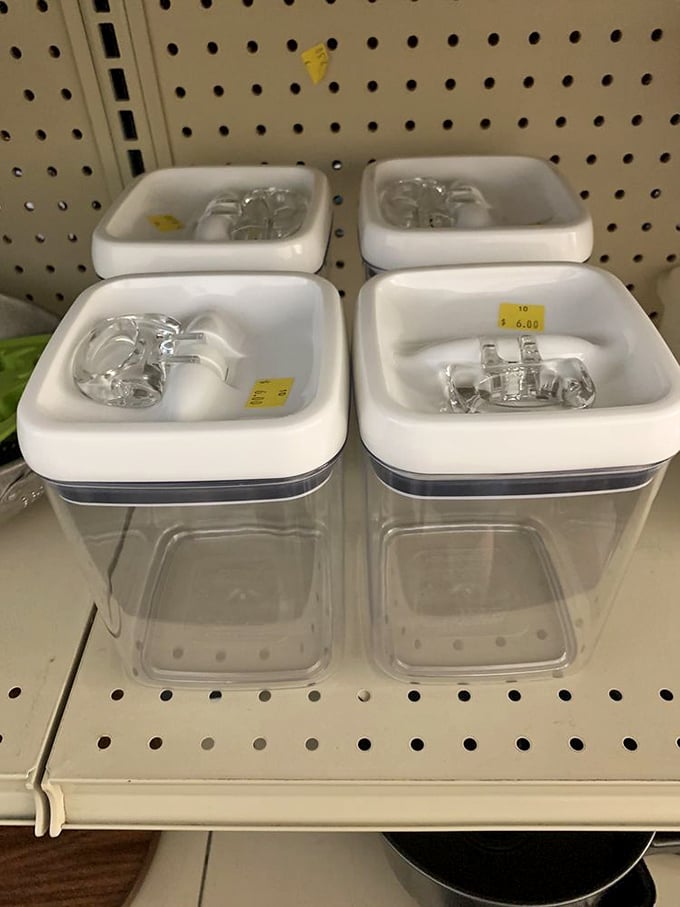 Clear storage containers offer organizational solutions that would make Marie Kondo proud of your pantry.