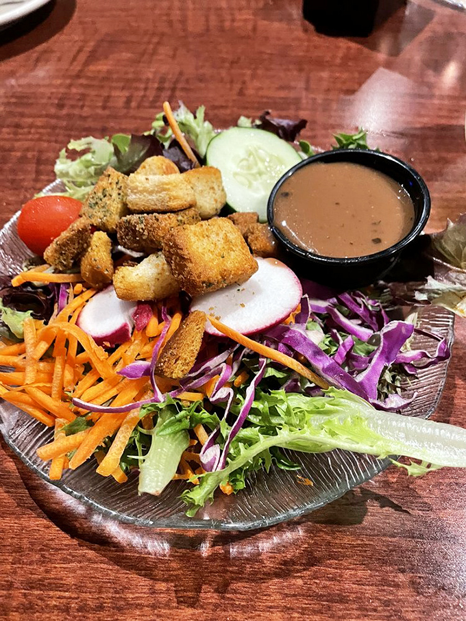 A garden salad that actually deserves its name&mdash;vibrant, fresh, and thoughtfully composed rather than just thrown together as an afterthought.