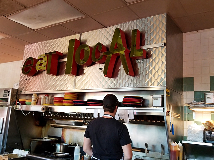 The open kitchen concept lets you witness breakfast artistry in action, where every dish tells its story.