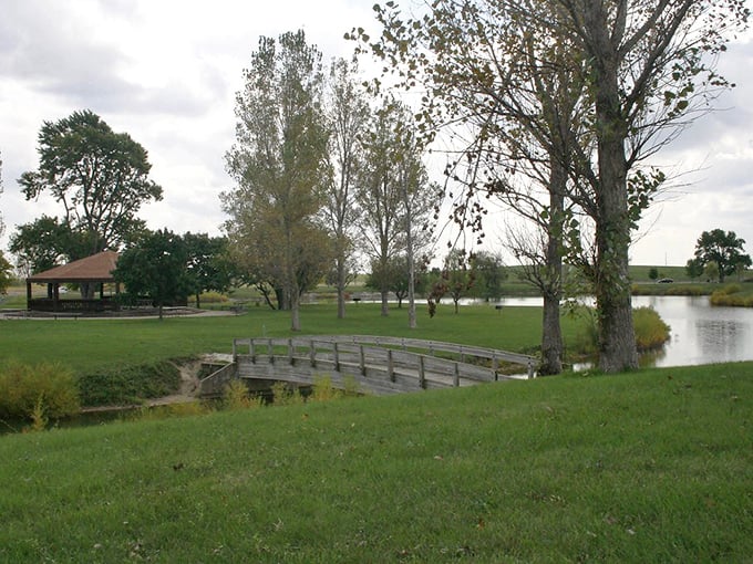 Heritage Lake Park provides serene views and walking paths perfect for contemplating life's big questions or just avoiding doing household chores.