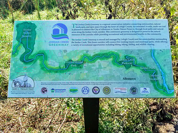 Educational signage that actually makes you want to read instead of just taking a quick selfie.