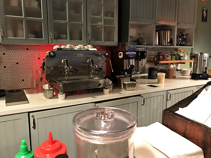 Behind every great breakfast is a kitchen that means business. This coffee station is command central for morning revival.