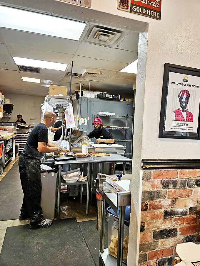 Behind the scenes, the real magic happens where dough transforms into dreams and hunger meets happiness.