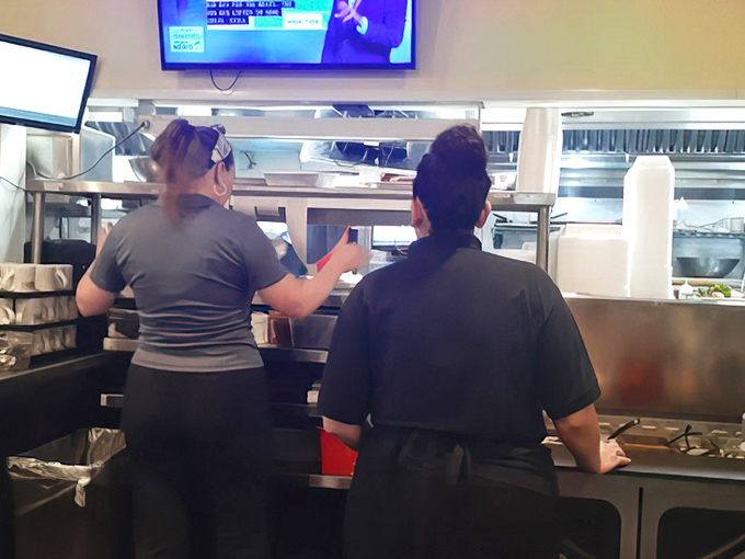Where the magic happens: Trip's bustling kitchen is command central for breakfast operations that keep Tampa well-fed and smiling.