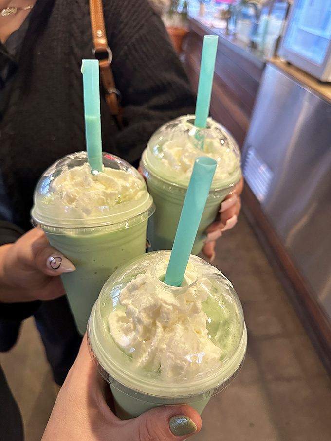 Matcha milkshakes that look like they belong on a magazine cover. That vibrant green isn't just Instagram-worthy&mdash;it's a promise of flavor that delivers.