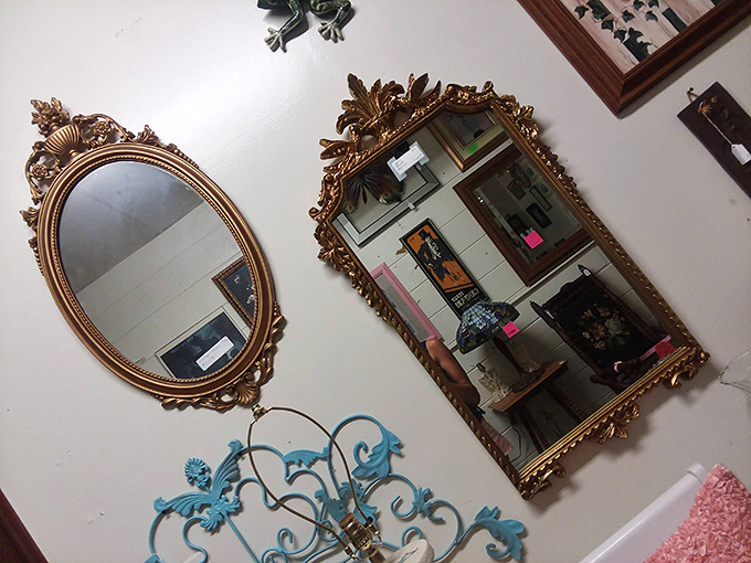 These ornate mirrors don't just reflect your face; they reflect decades of American design history and possibly a ghost or two.