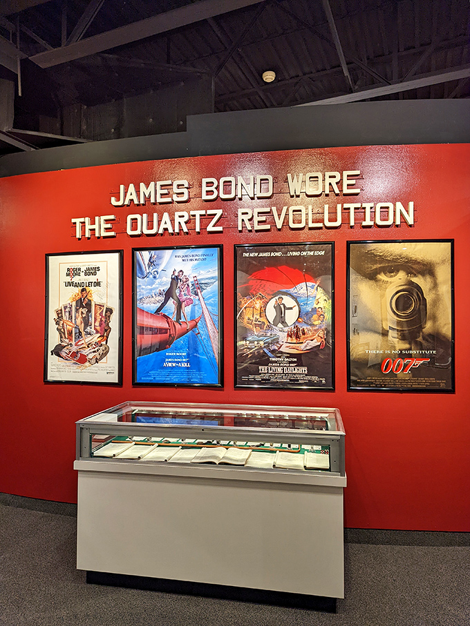 Even James Bond needed to know the time! This exhibit on the quartz revolution shows 007 was as punctual as he was dangerous.