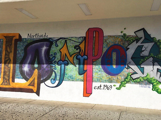 Lompoc's vibrant murals add splashes of color throughout town. This artistic expression showcases the community's creative spirit and pride.