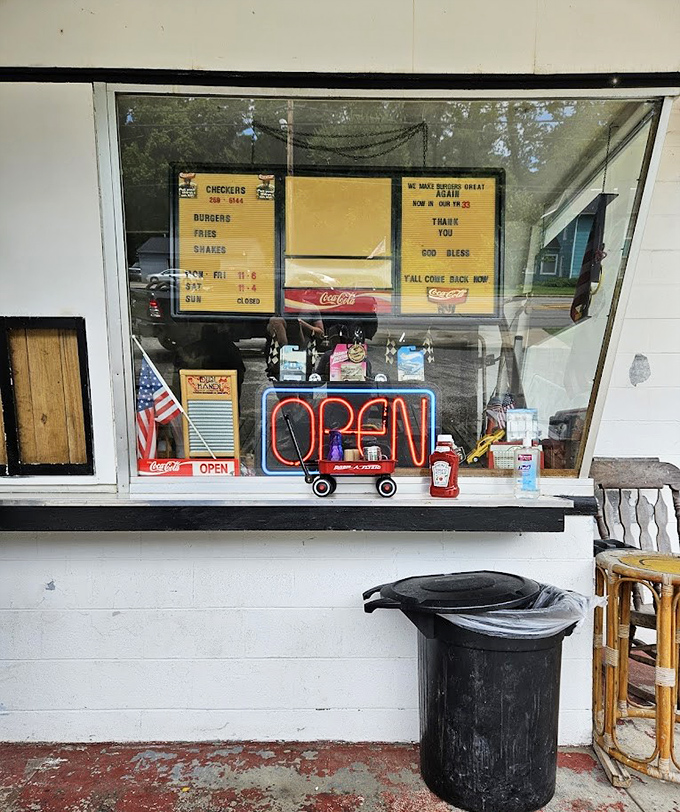 The ordering window&mdash;where dreams are spoken aloud and emerge minutes later wrapped in foil and possibility.