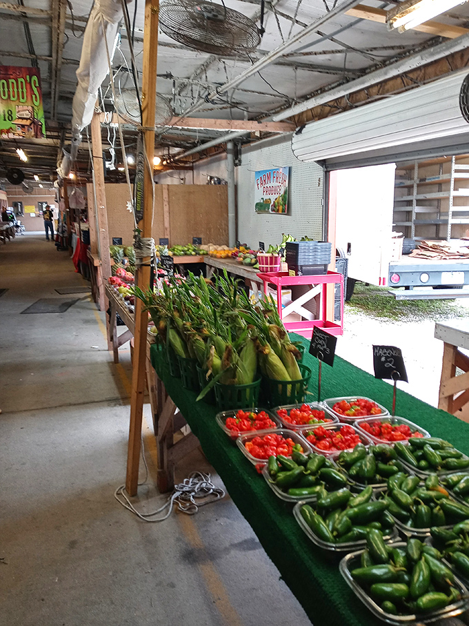Farm-fresh produce that actually looks like it came from a farm, not those suspiciously perfect supermarket imposters we've grown accustomed to.