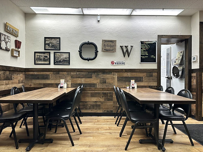 Simple tables where memories are made. No designer chairs or mood lighting&mdash;just honest surfaces where honest food meets honest conversation.