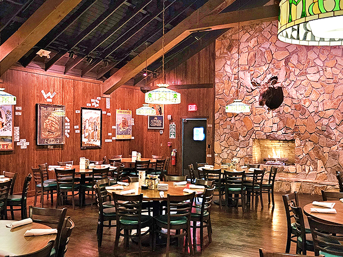 The dining room where memories are made and diets are forgotten. Those stone walls have heard thousands of "I shouldn't eat another bite, but..."