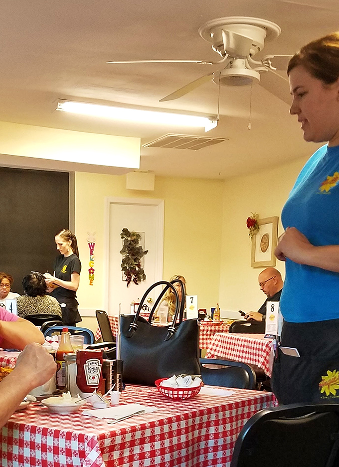 The staff at Angie's moves with the choreographed precision of people who've turned breakfast service into an art form worth watching.