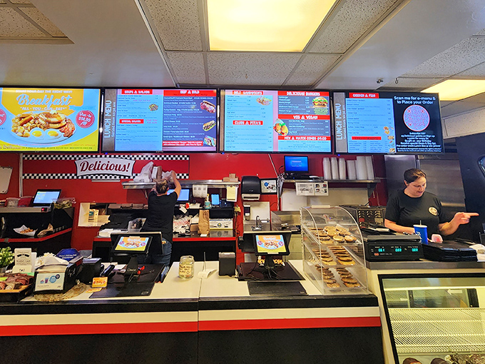 The counter staff moves with the precision of orchestra conductors, turning orders into edible symphonies with practiced efficiency.