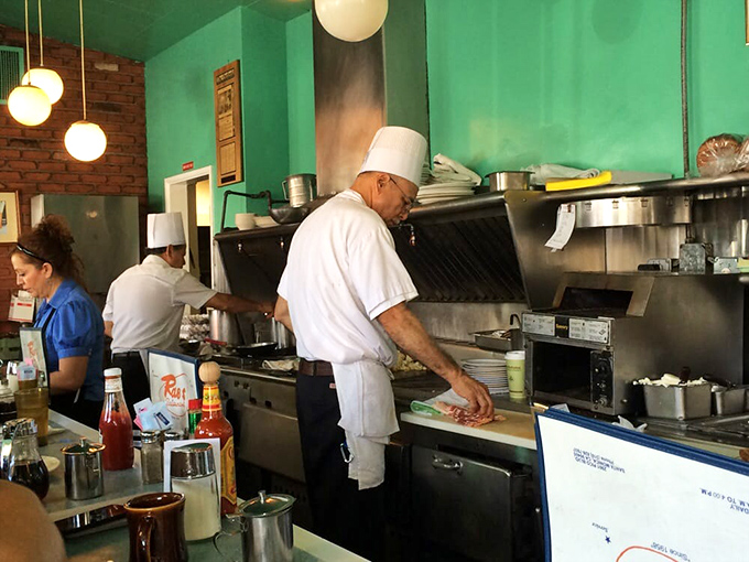 The kitchen staff moves with the choreographed precision of people who've turned breakfast into an art form without any pretension.