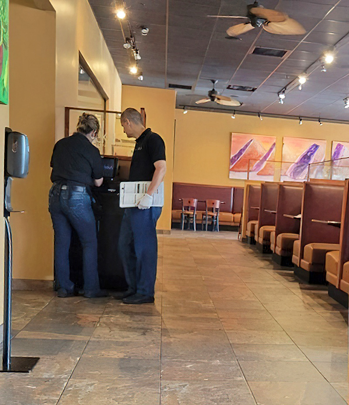 Smiling staff members who understand that great service makes good food taste even better.