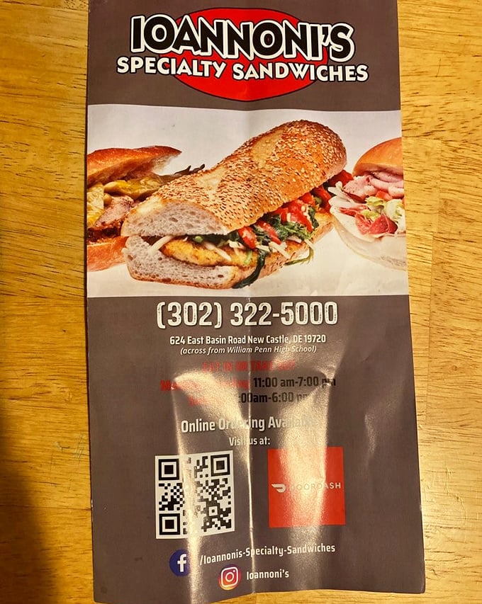 The menu flyer that launched a thousand cravings. These sandwiches look so good they practically leap off the page.