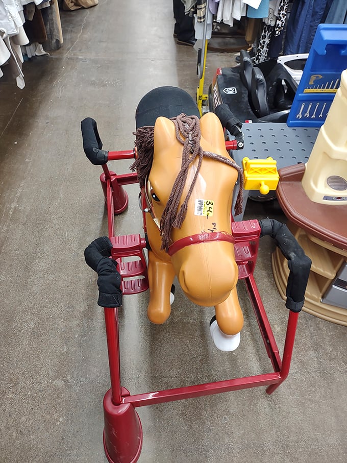 A rocking horse priced less than a carousel ride &ndash; childhood joy doesn't need to come with a designer price tag.