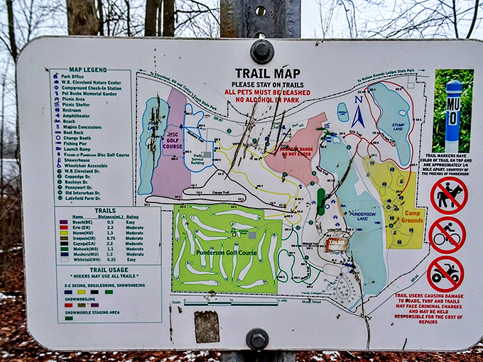 The treasure map to Punderson's hidden gems &ndash; no pirate needed, just comfortable shoes and a sense of adventure.