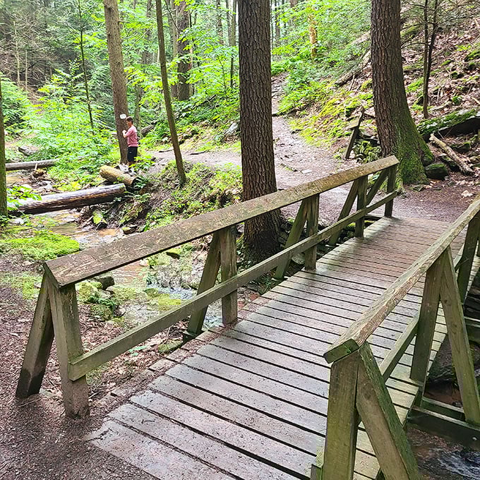 Simple wooden bridges crossing bubbling brooks&mdash;the kind that make you spontaneously recite poetry you didn't know you remembered from high school.