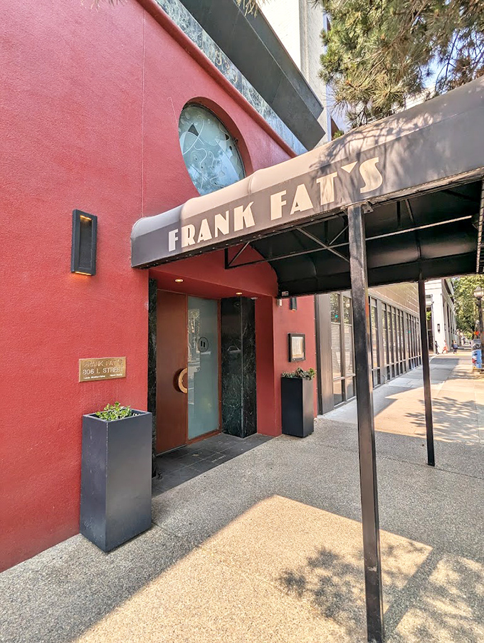 Frank Fat's elegant awning and subtle signage whisper rather than shout about the culinary treasures within this Sacramento landmark.
