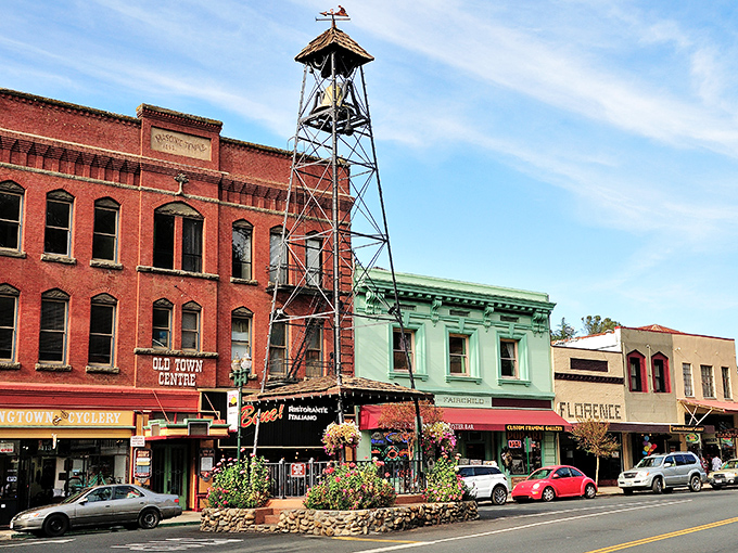 Placerville's historic main street hasn't changed much since the Gold Rush days. Modern conveniences, vintage charm.