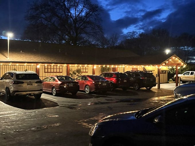 As dusk falls, Basque Norte's warm glow beckons hungry travelers. This humble spot promises hearty portions and family-style memories.