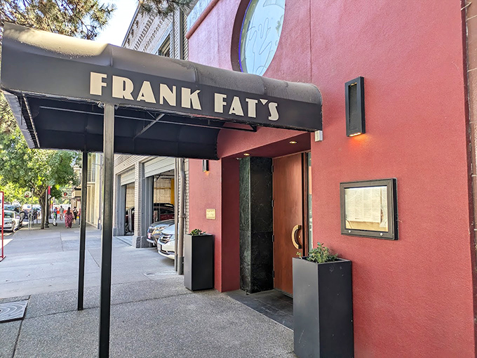 The understated entrance to Frank Fat's belies the political deals and culinary magic that have happened inside for generations.