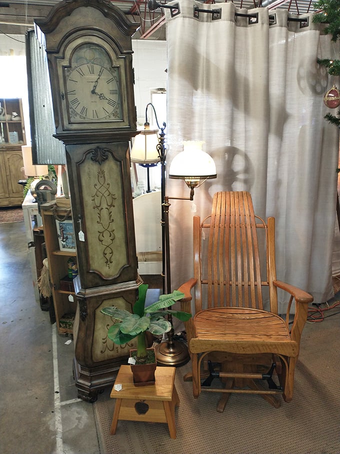 The grandfather clock that witnessed history alongside a rocking chair that's seen a thousand sunsets. Some furniture just has stories to tell.