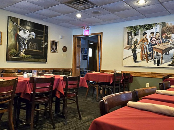 Italian restaurants understand something profound: good art on the walls somehow makes the food taste even better.