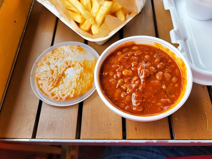 These aren't your average baked beans—they're supporting actors that steal the show with smoky depth and sweet-savory balance.