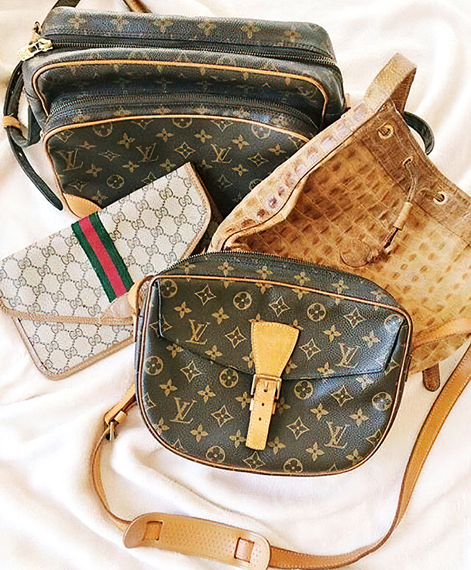 Designer handbag heaven that makes you question why anyone pays retail. Louis Vuitton looking surprisingly at home next to its high-end neighbors.