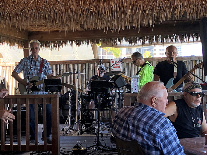 Live music adds the perfect soundtrack to your seafood feast &ndash; because grouper always tastes better with a side of island rhythms.